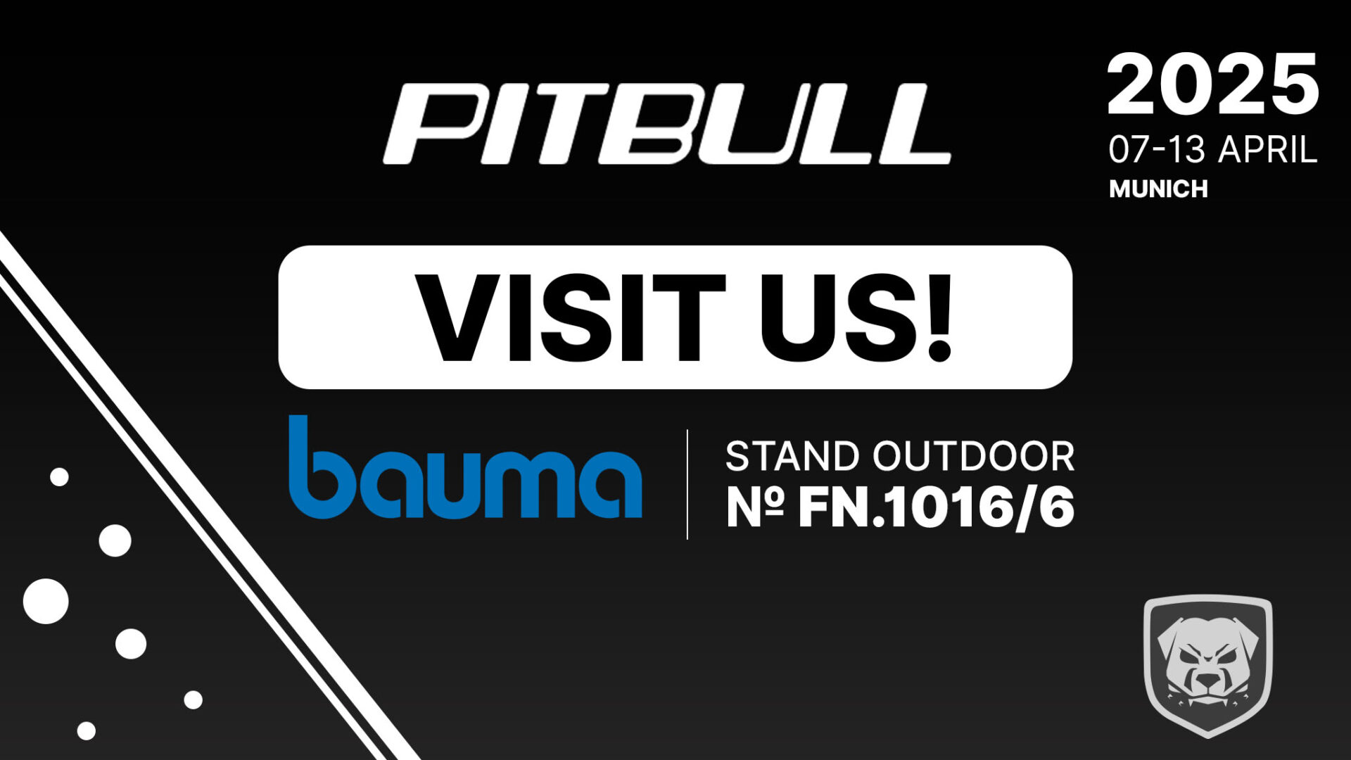 Pitbull auf der Agritechnica 2025! - Pitbull