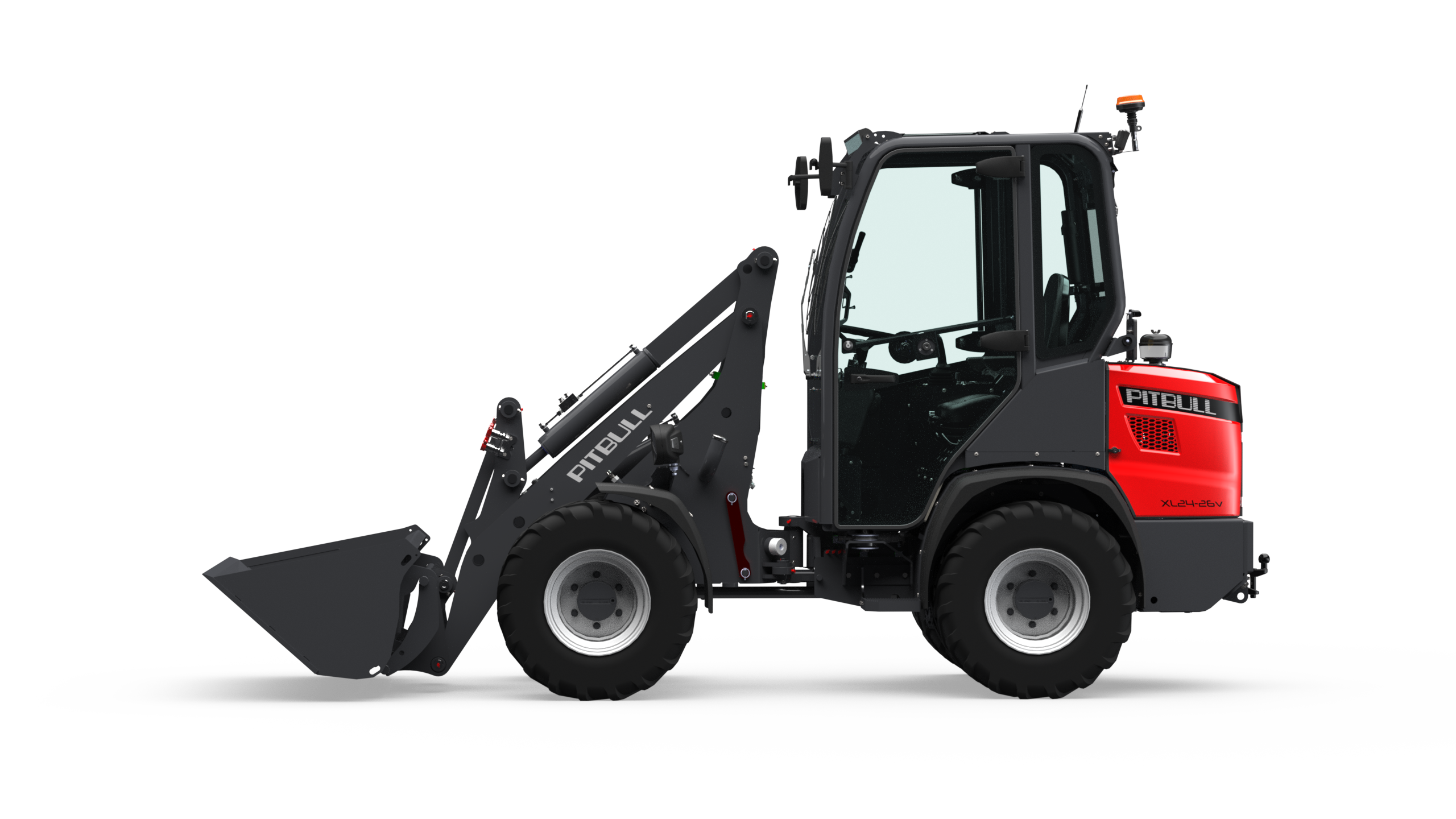Pitbull Compact Loader XL24-26V Closed cabine - Pitbull